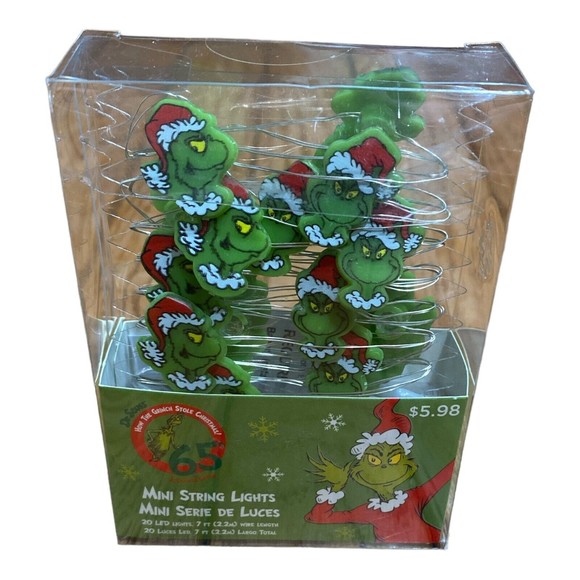 Dr. Seuss | Holiday | Dr Seuss The Grinch Christmas Tree 2 Led Mini ...